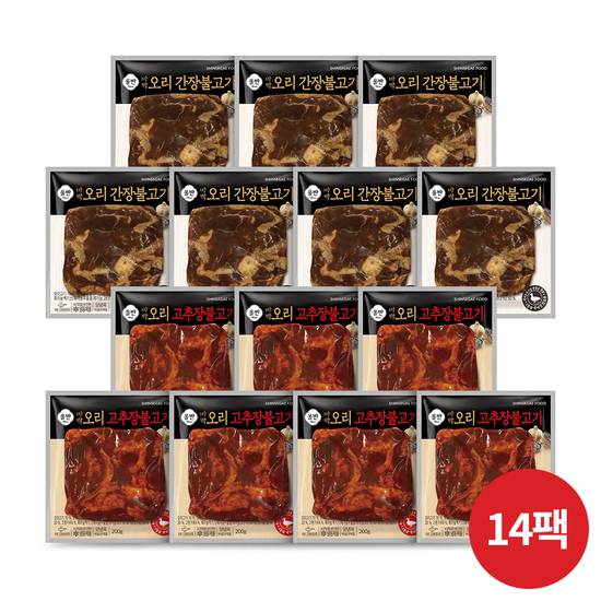 상품상세-올반 바짝 오리불고기 총 14팩 (간장7팩+고추장7팩) | 일상이 알파가 되다 - KT알파 쇼핑